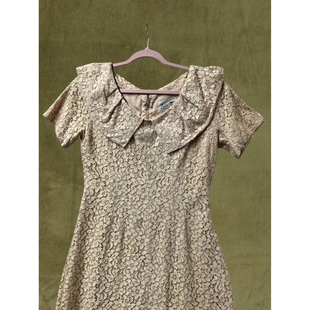 Leslie Fay | Dresses | Vintage 95s Leslie Fay Original Lace Cocktail ...